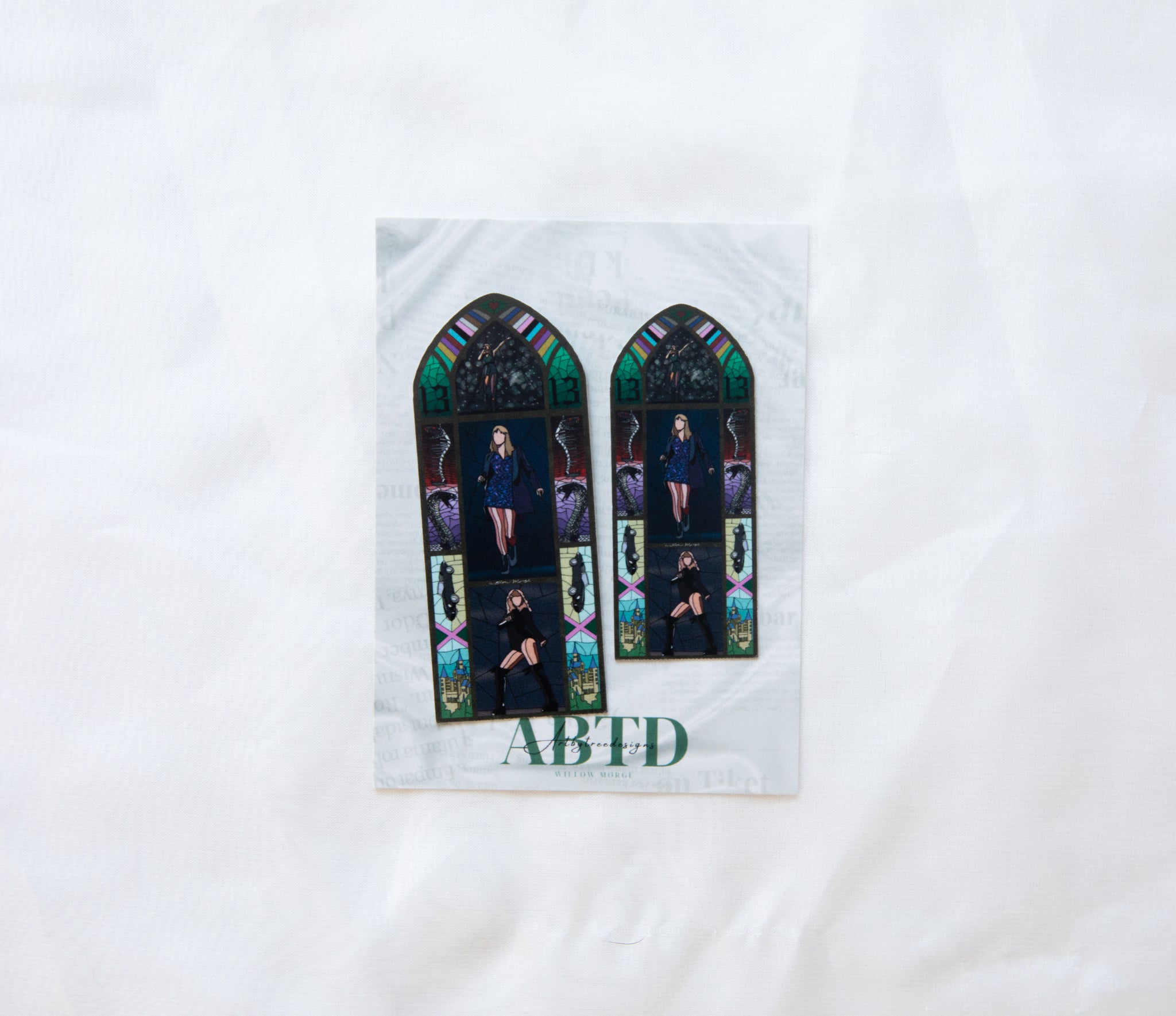 Rep Tour Version 3 Stained Glass Sticker – ArtbyTreeDesigns