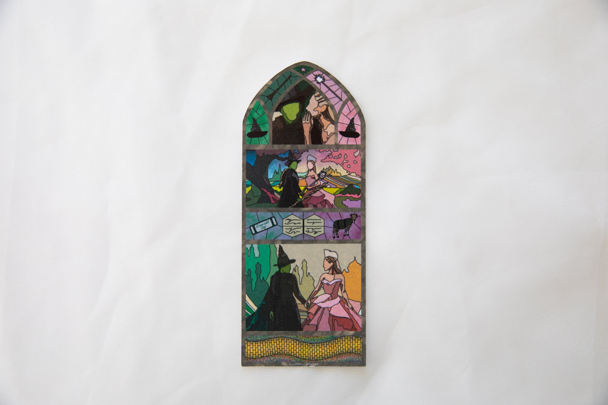 Wicked Stained Glass Bookmark – ArtbyTreeDesigns